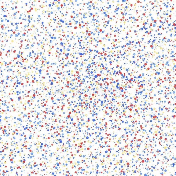 A Variegated Pattern of Multi-colored Dots on a White Background. Stock ...