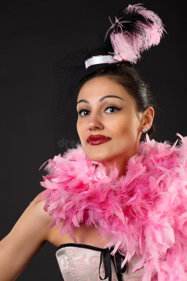 Variete dancer. stock image. Image of adult, person, feather - 24626843