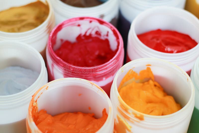 Varieties of Colors in White Bottles Stock Photo - Image of boxes, bath ...