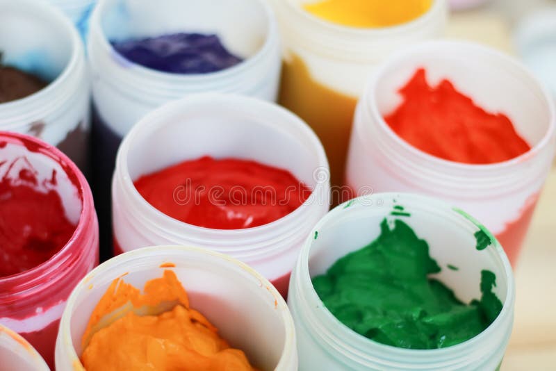 Varieties of Colors in White Bottles Stock Photo - Image of pattern ...