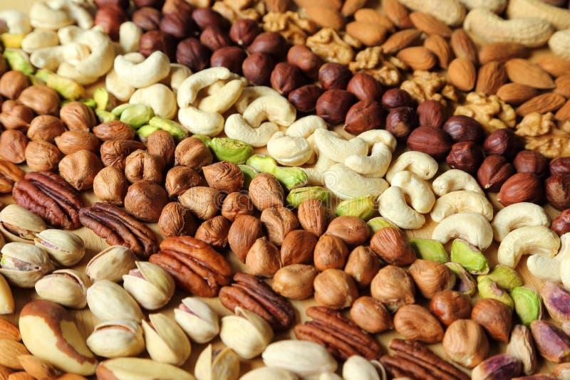 Varieties of nuts. stock image. Image of diversity, pecan - 69658943