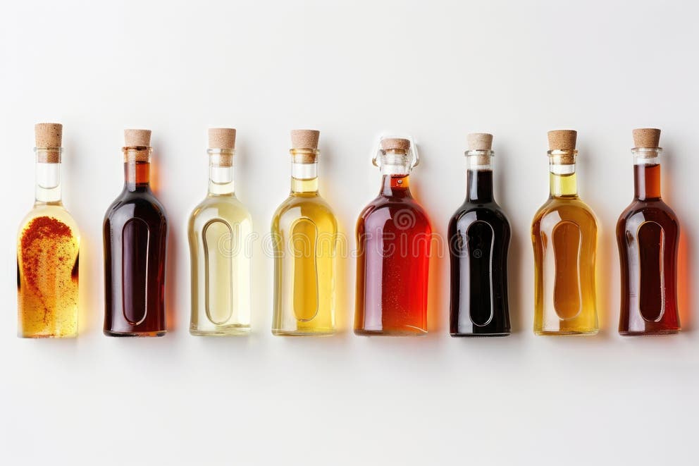 Variety of Alcoholic Beverages Stock Image - Image of samples, glass ...