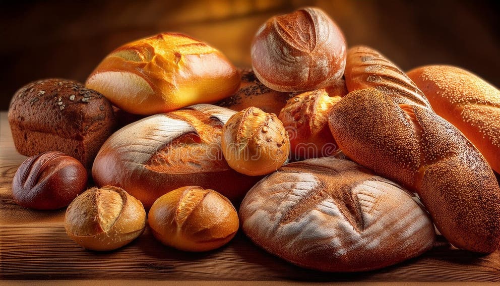 Variety of Artisan Bread with Flavour Stock Photo - Image of variety ...