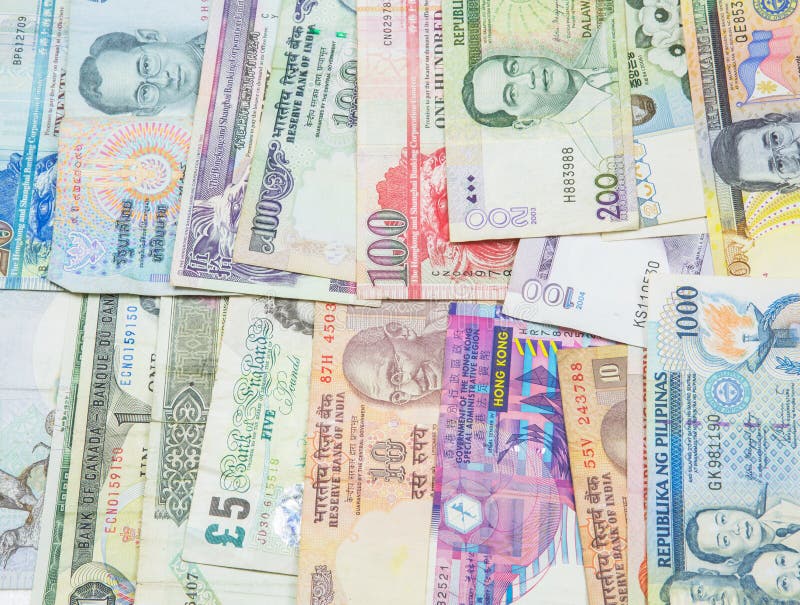 Variety of Bank Notes IX stock image. Image of economics - 35376129