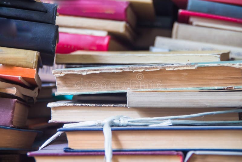 Variety of Books Close Up View Stock Image - Image of pattern, group ...