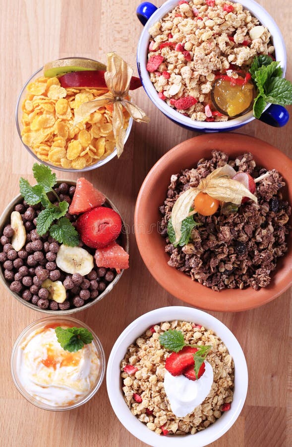 Breakfast cereal stock image. Image of crunchy, food - 10335393