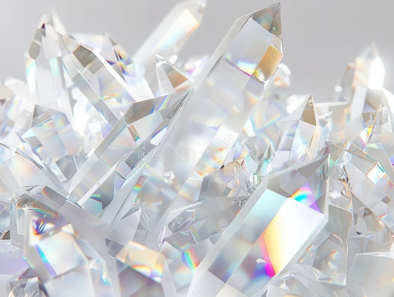 Variety of Brightly Colored Crystals Showcased in Prismatic Crystal ...