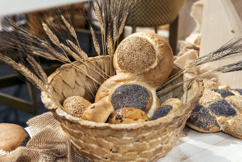 Variety of buns stock image. Image of breakfast, closeup - 85041545