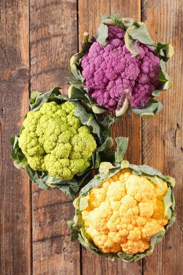 Variety of cauliflower stock photo. Image of vegetarian - 126601512