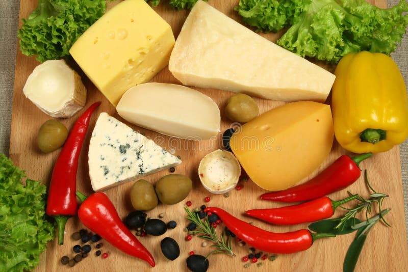 Variety of cheese stock image. Image of yellow, cuisine - 7854475