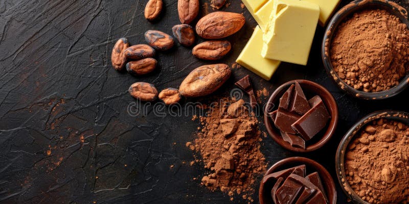 Variety of Chocolates and Nuts Stock Image - Image of relaxation, nuts ...