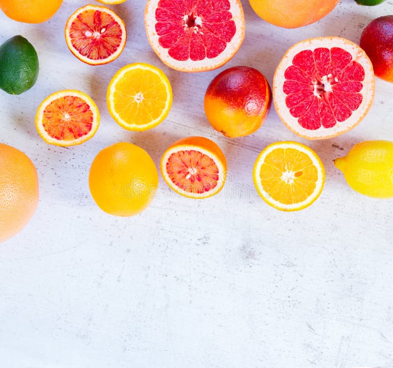 Variety of citruses stock photo. Image of diet, eating - 73797192