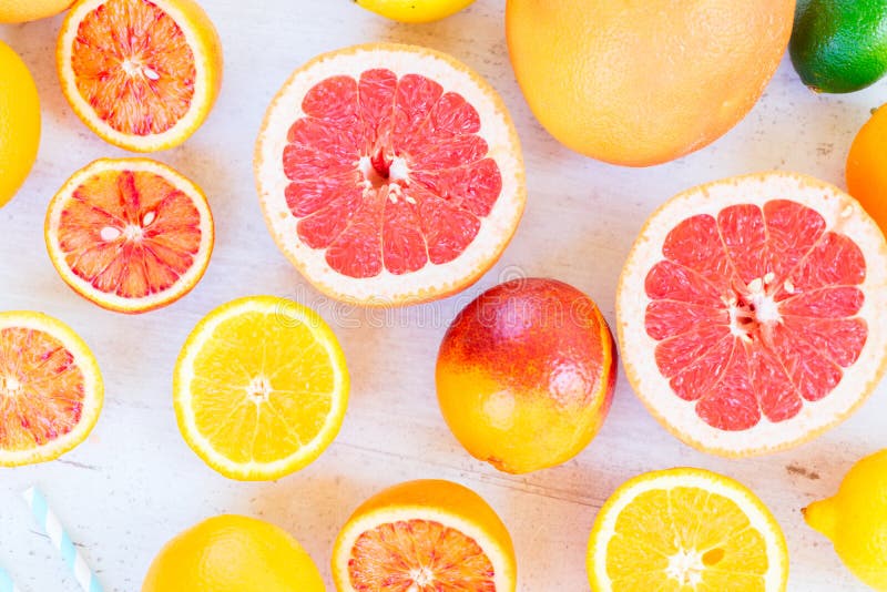 Variety of citruses stock photo. Image of organic, group - 72801976