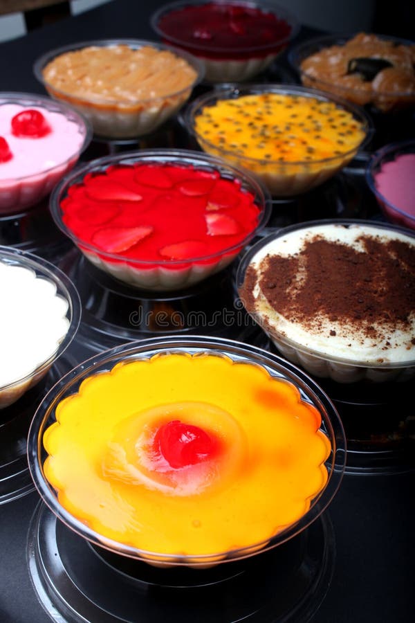 Variety of Colorful Desserts Stock Photo - Image of colorful, dessert ...
