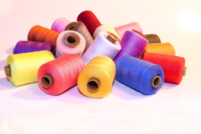 Variety of colorful thread stock image. Image of craft - 171969437