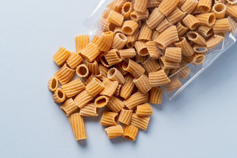 Variety of Cooked Pasta Pieces of Different Shapes and Sizes Arranged ...