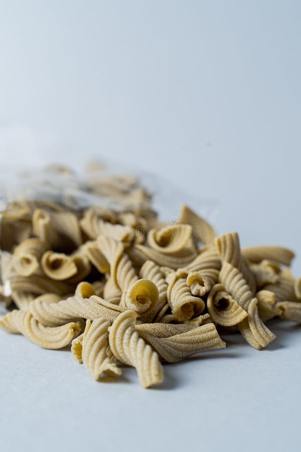 Variety of Cooked Pasta Pieces of Different Shapes and Sizes Arranged ...