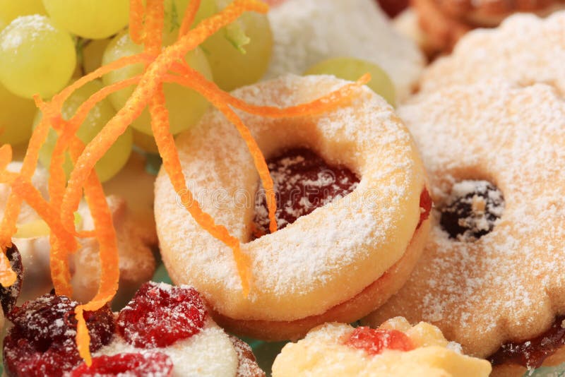 Variety of cookies stock image. Image of zest, confectionery - 19505381