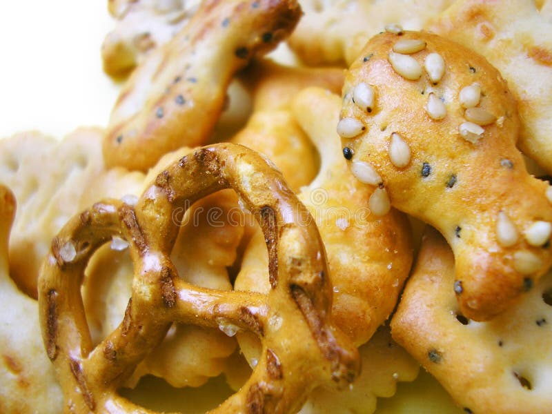 Variety Of Crispy, Tasty, Crunchy Snacks Stock Image - Image of ...