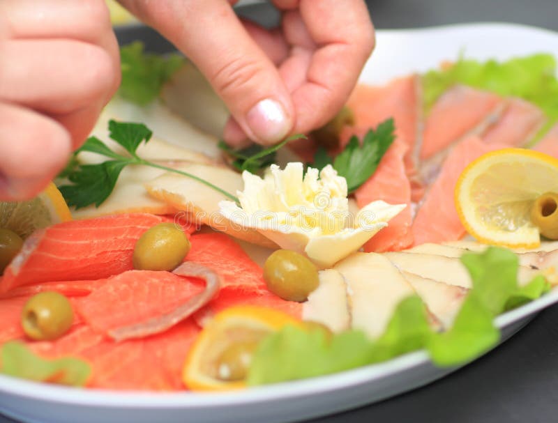 A Variety of Delicious Culinary Products. Stock Image - Image of ...