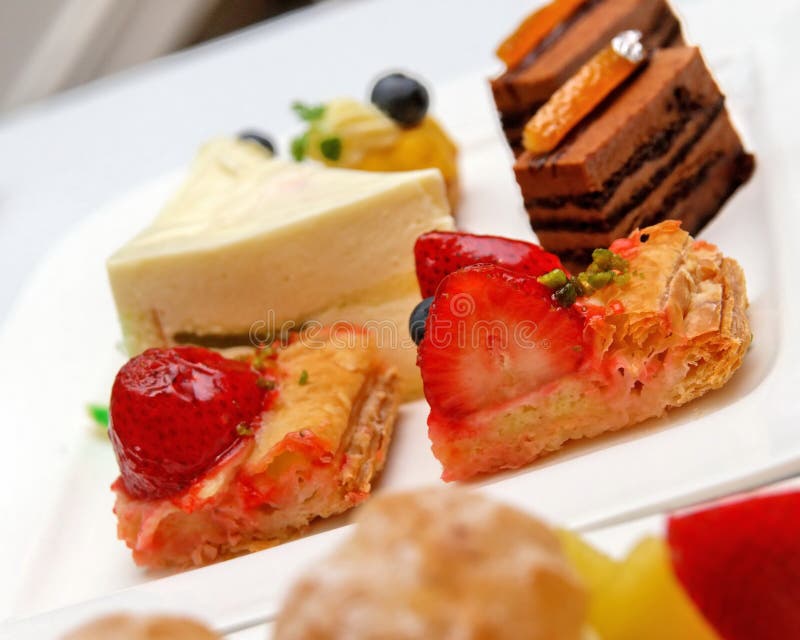 Assorted desserts stock photo. Image of chocolate, mini - 35233238