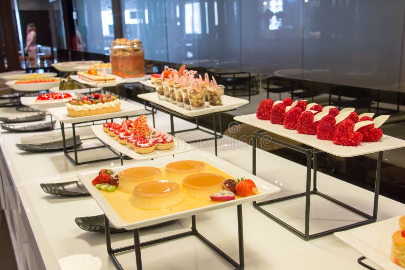 Variety Dessert in Buffet for Party Stock Image - Image of desert ...