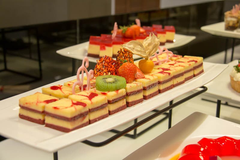 Variety Dessert in Buffet for Party Stock Image - Image of decoration ...