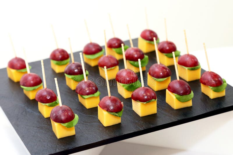 Variety of Dessert on the Table in a Cafe. Light Snack Stock Image ...
