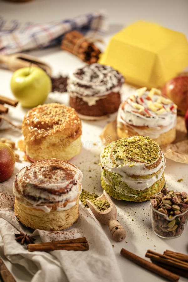 Assorted Cinnabon Buns Stock Photos - Free & Royalty-Free Stock Photos ...