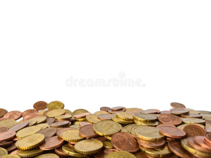 A Variety of Different Coins Piled Together, Displaying Their Unique ...