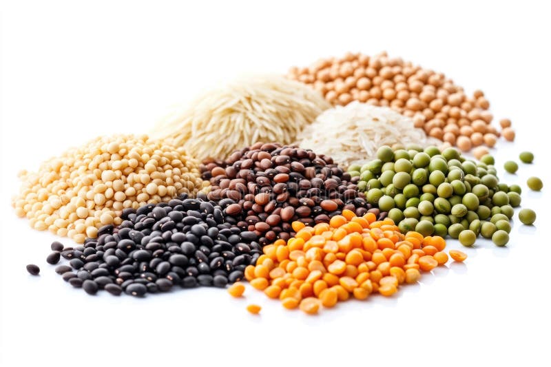 Variety of Different Colored Beans Stock Image - Image of interesting ...