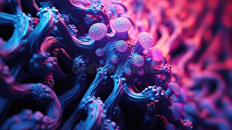 Variety of Different Colored Objects Close Up Stock Illustration ...