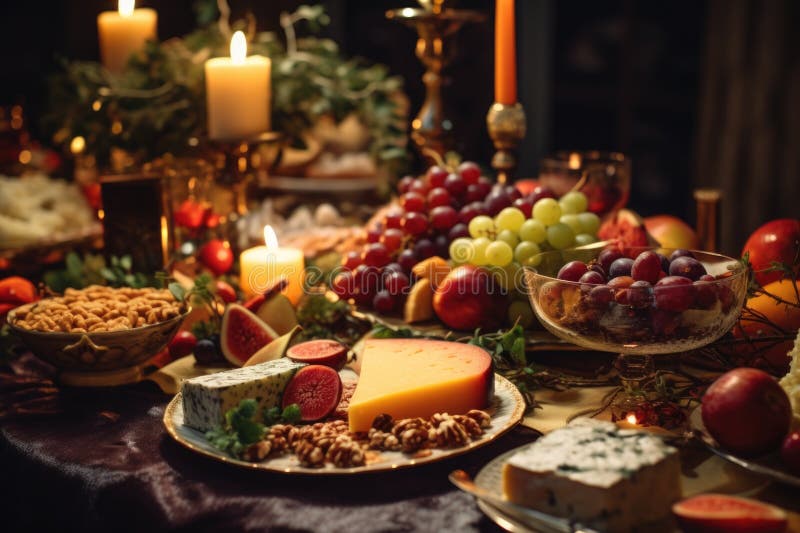 A Variety of Different Types of Food Arranged on a Table. Suitable for ...