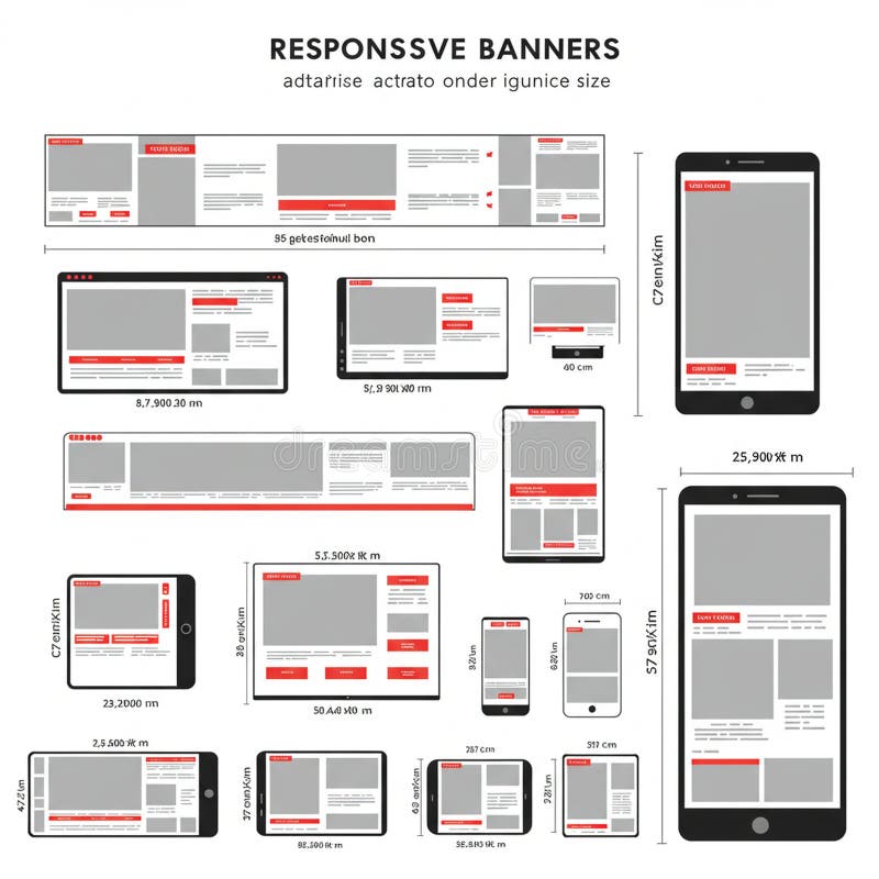 Responsive Design Banner Stock Illustrations – 23,368 Responsive Design ...