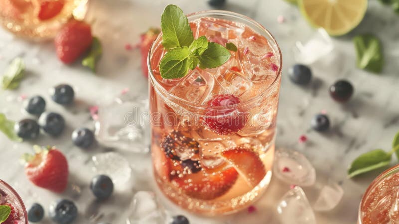 Variety of Drinks on Table stock image. Image of refreshments - 315154369