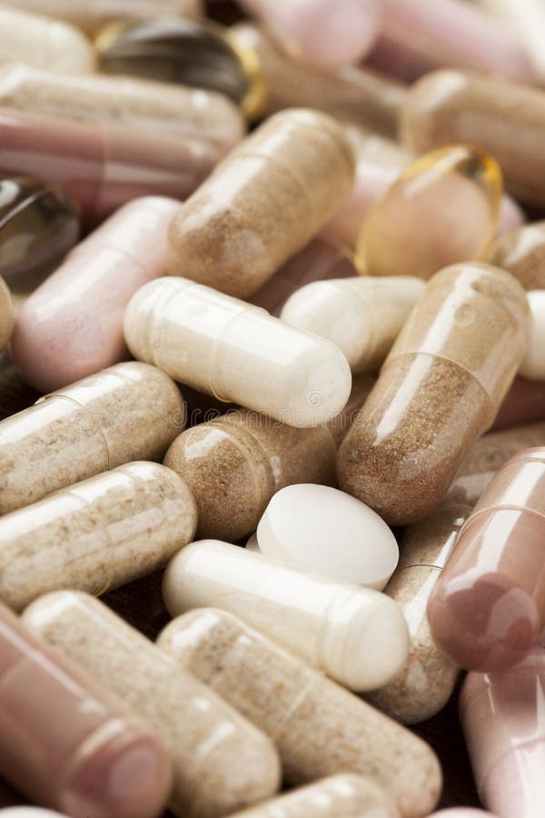 Variety of Drugs, Pills, Supplements, and Medication Stock Image ...