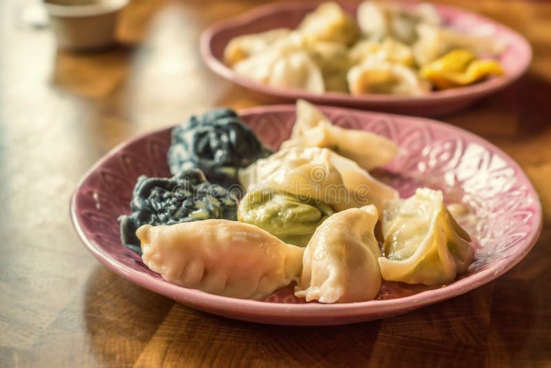 Variety of dumplings stock image. Image of kong, dining - 97938531