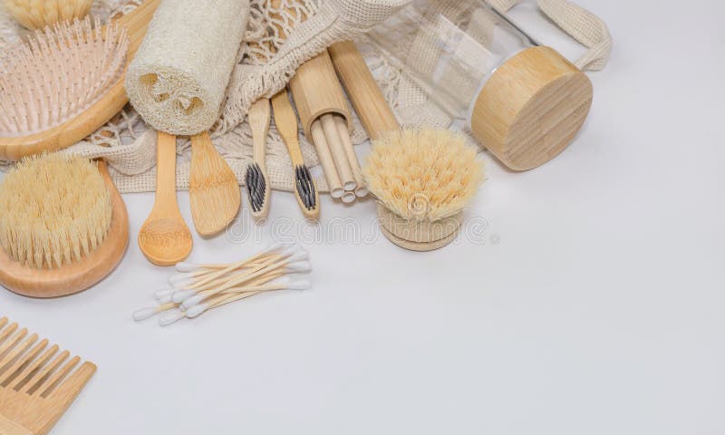 Variety of Eco-sustainable Objects Stock Photo - Image of waste, issues ...