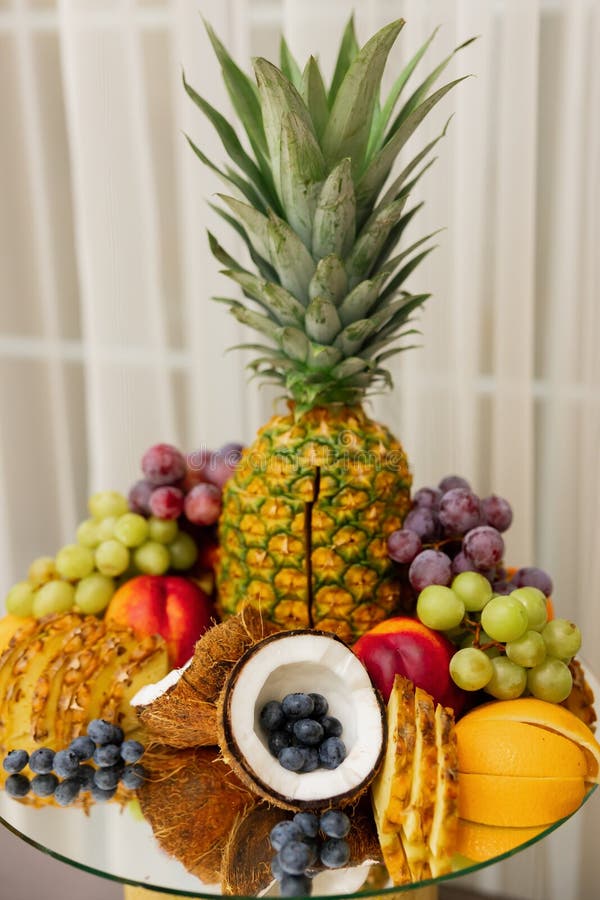 A Variety of Exotic Fruits on a Festive Table for a Banquet Stock Image ... A Variety of Exotic Fruits on a Festive Table for a Banquet Stock Image ...