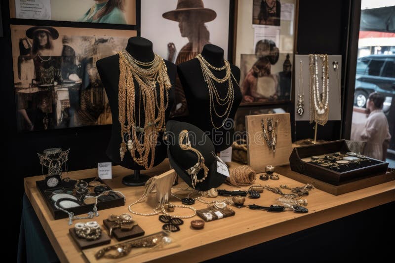 A Variety of Fashion Accessories on Display, with Models Showcasing the ...
