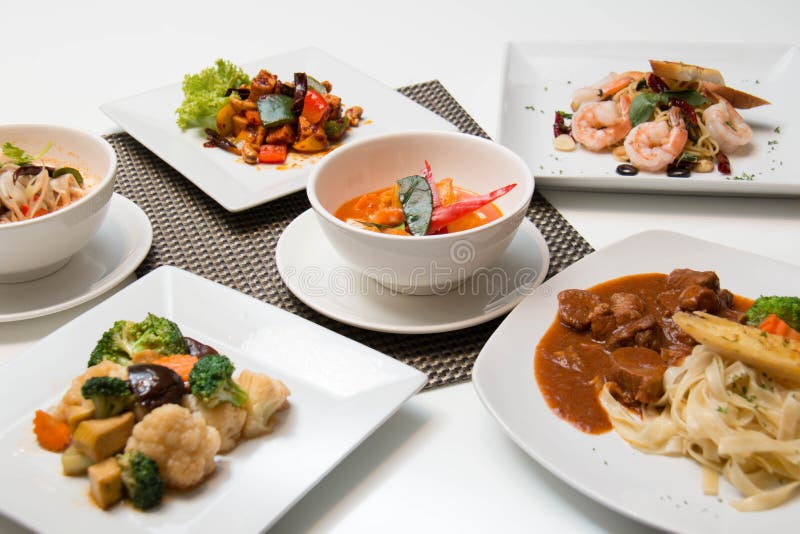 Variety of food stock image. Image of cuisine, restaurant - 74765705