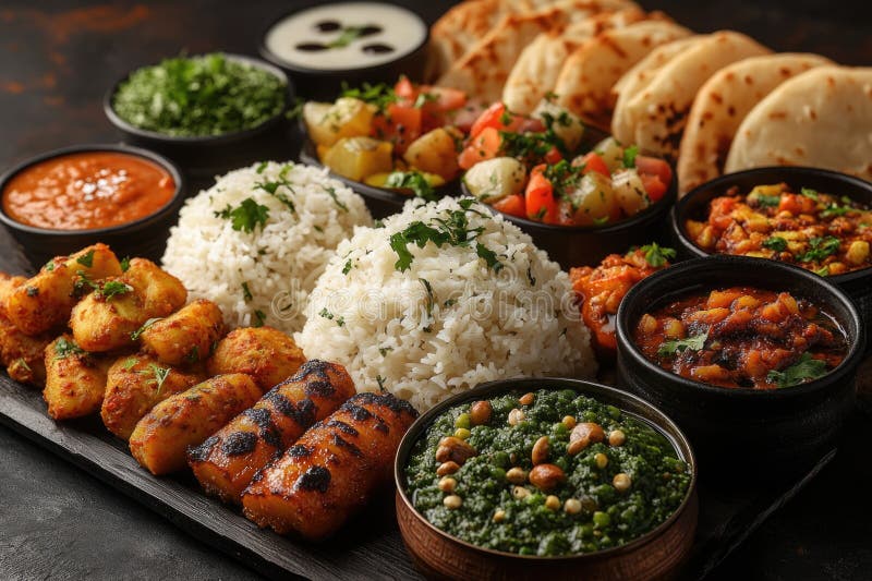 Variety Foods Table Perfect Parties Events Stock Photos - Free ...