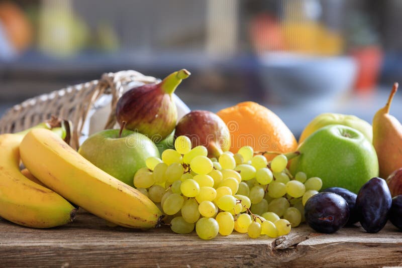Variety of fresh fruits stock image. Image of summer - 77273575