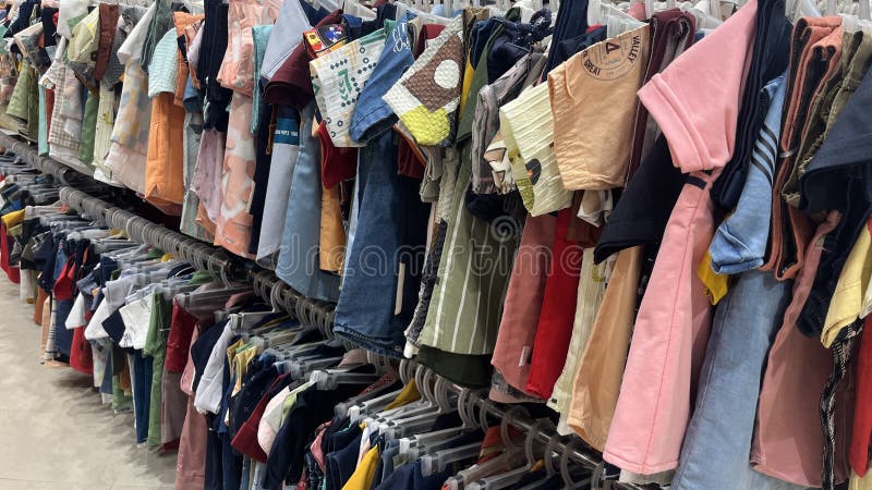 Variety of Grand Clothes Collection for Kids Stock Photo - Image of ...