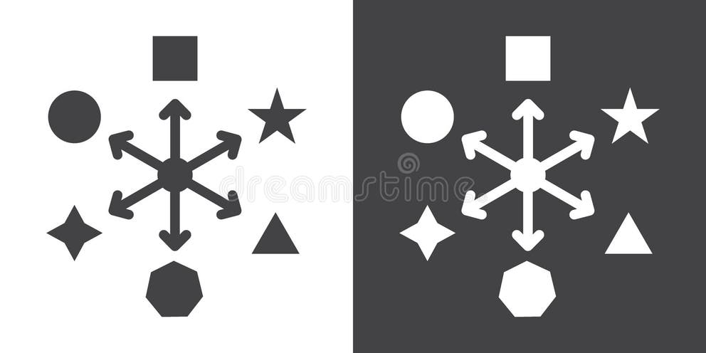 Variety Icon Thin Line Illustration Set Stock Illustration ...