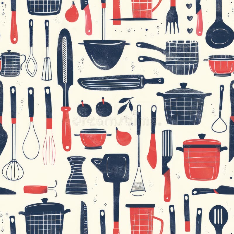 A Variety of Kitchen Utensils and Cooking Tools. Suitable for Culinary ...