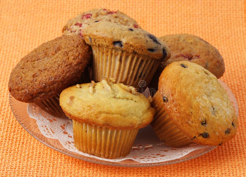 Variety of muffins stock photo. Image of golden, muffin - 6235416