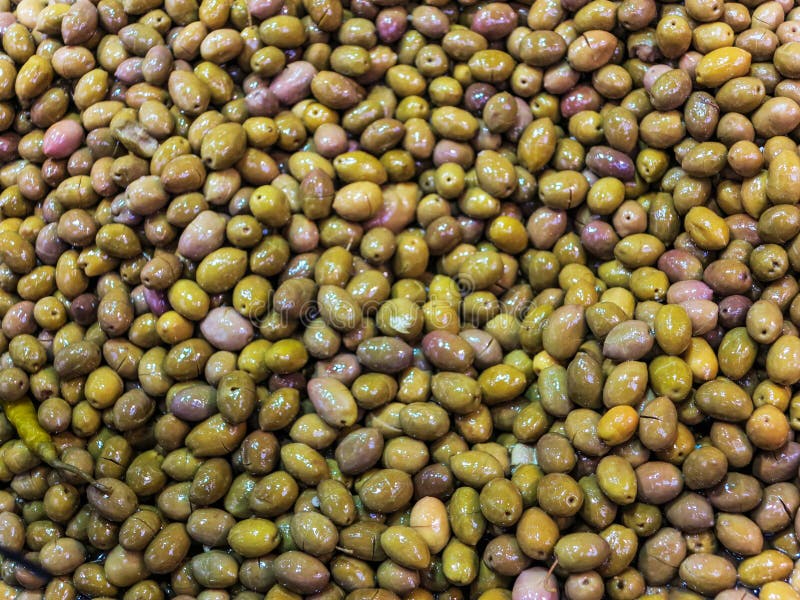 Variety olives on display stock image. Image of nature - 46727561
