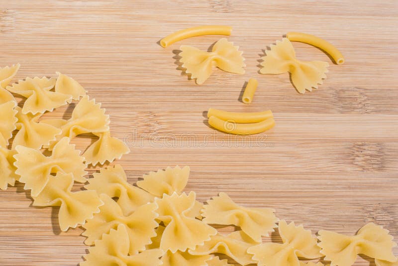 Variety of Pasta and Smiley Stock Photo - Image of smile, macaroni ...