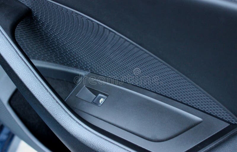 Design of Door Handle, Inner Pocket and Window Up Button on the Front ...